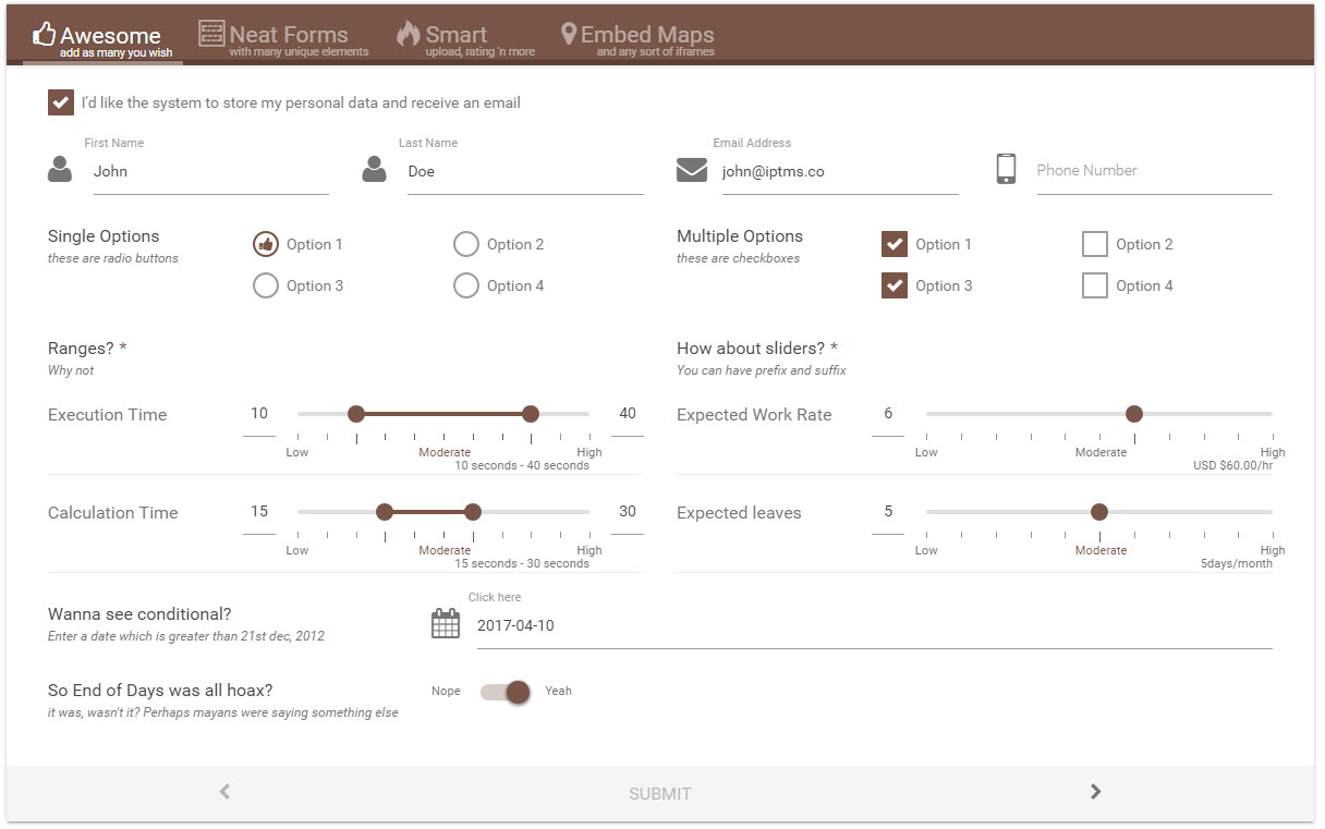 eForm - WordPress Form Builder by WPQuark | CodeCanyon